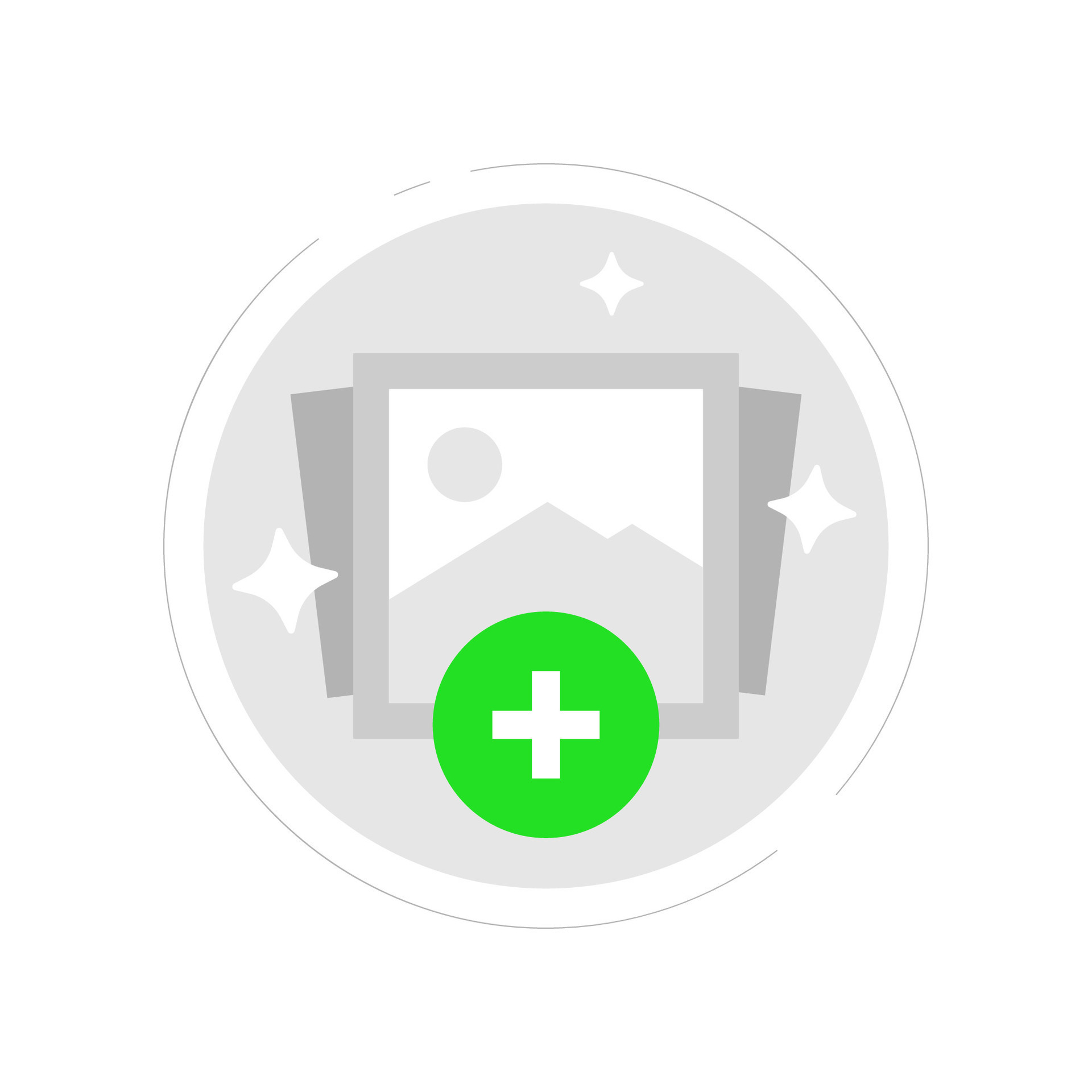 upload button, add image concept illustration flat design vector eps10. modern graphic element ...