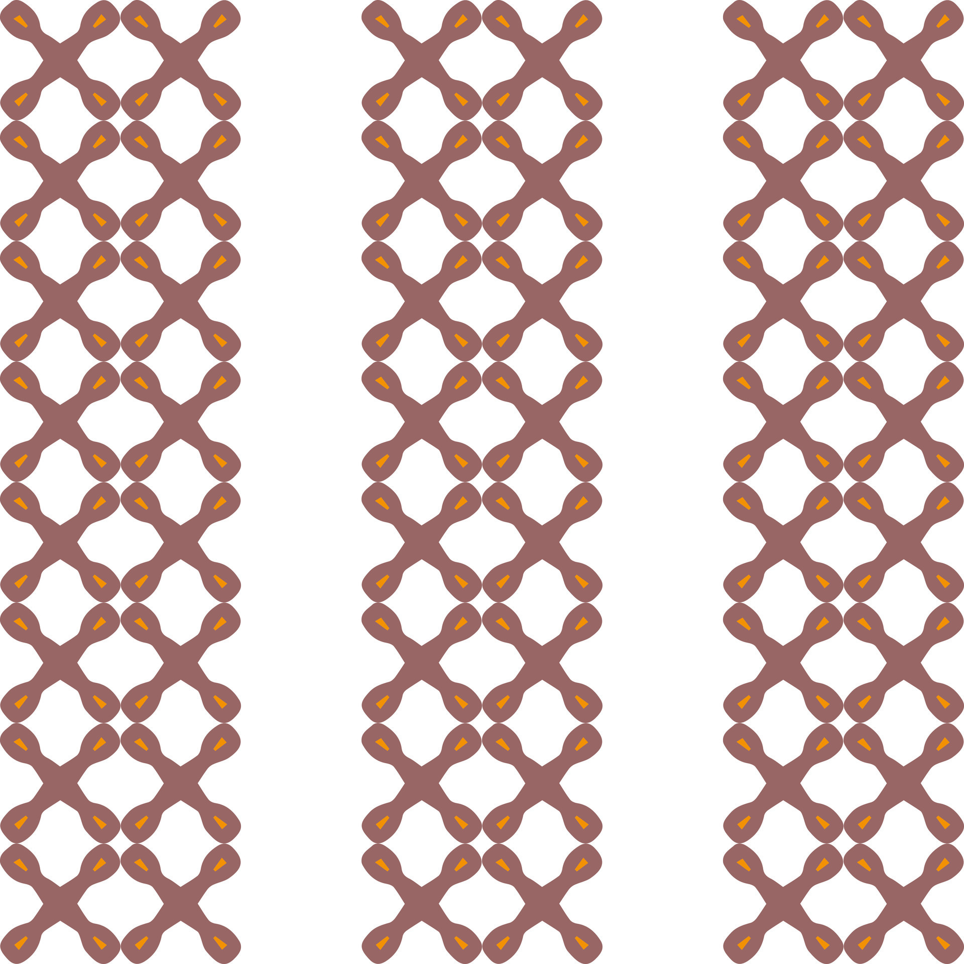 Ornament Pattern Design Template With Decorative Motif Background In