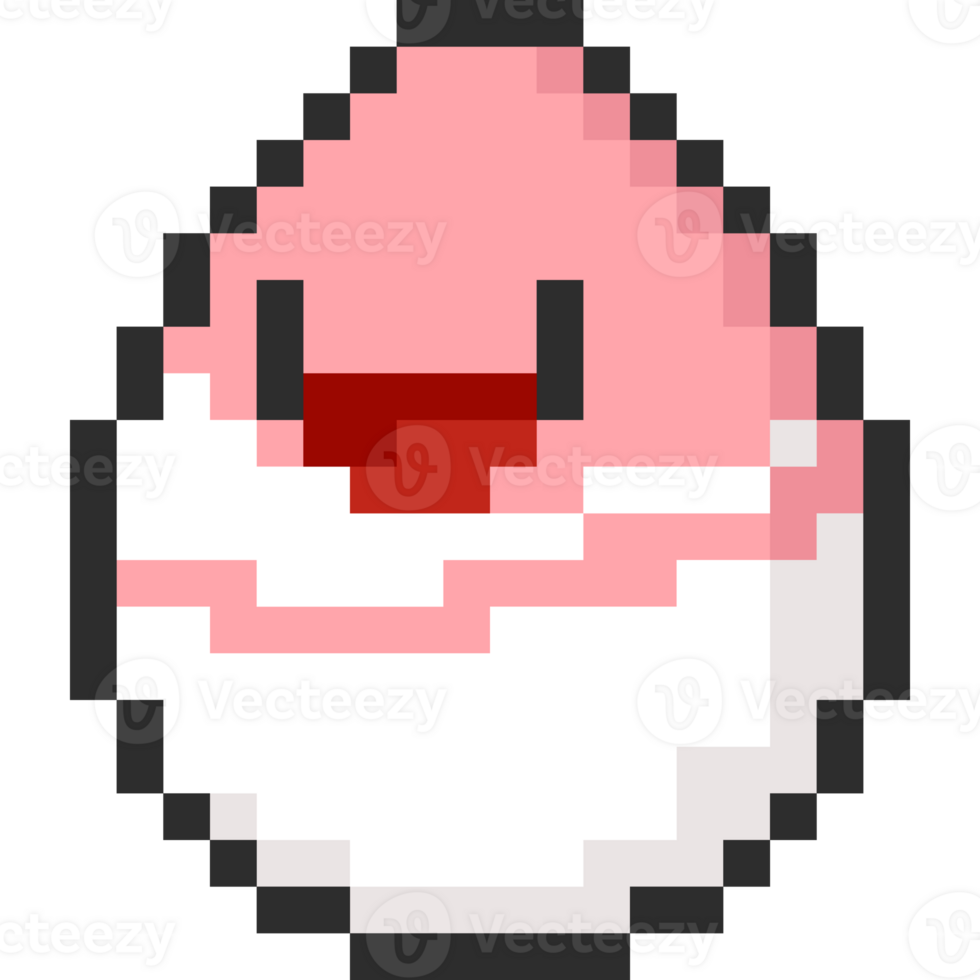 Pixel Art Cartoon Easter Egg Character 3 31098114 Png