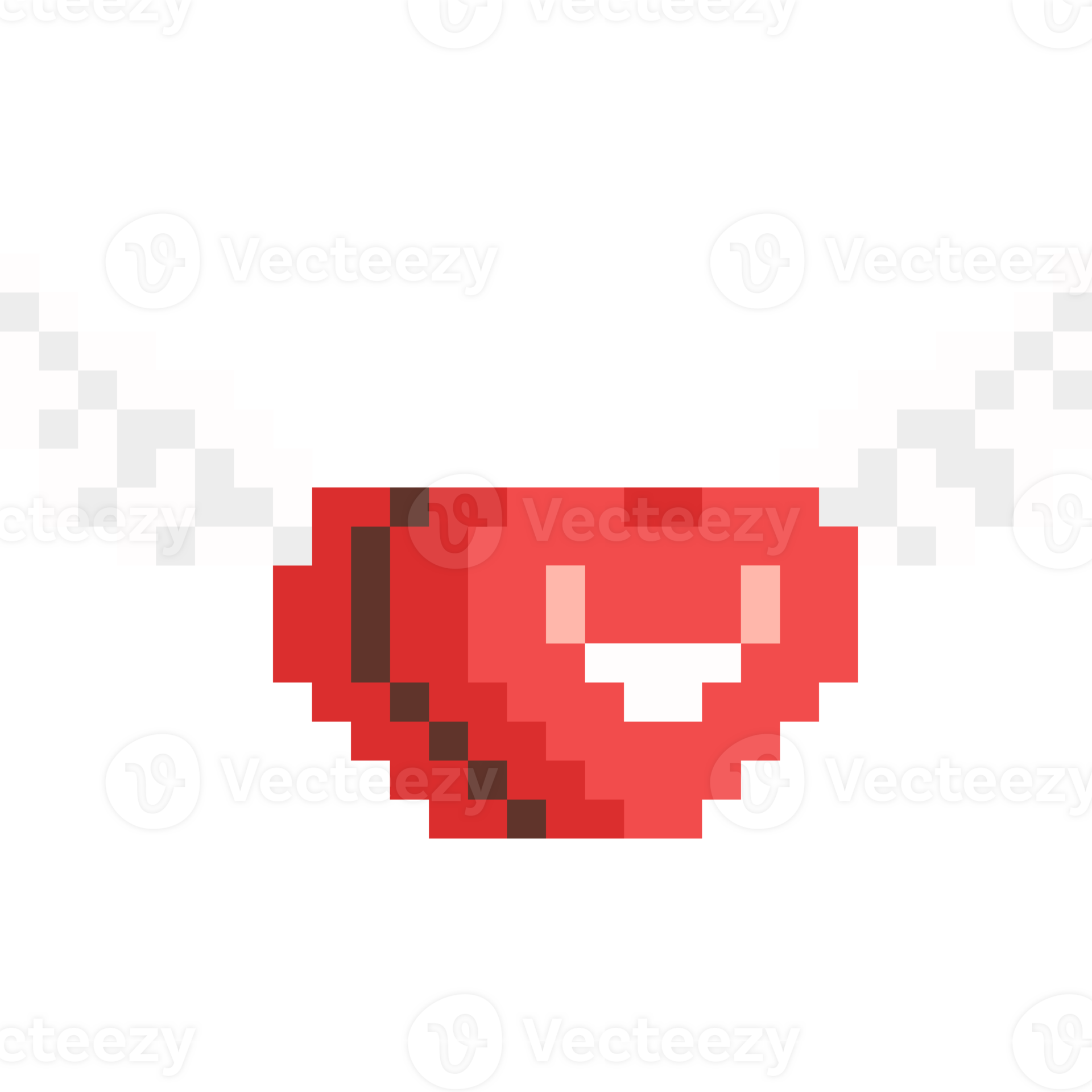 Pixel art cartoon heart character with wings 31098131 PNG Pixel art cartoon heart character with wings 31098131 PNG