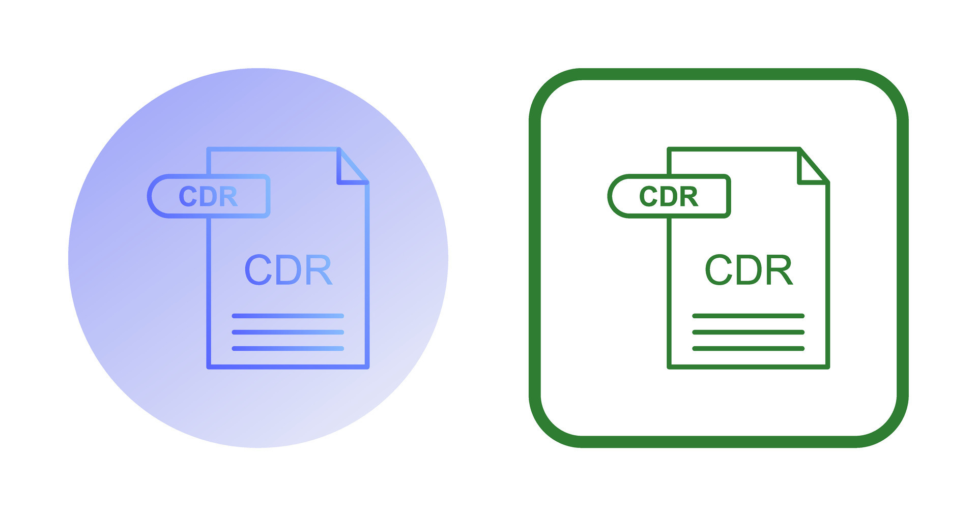 CDR Vector Icon 31100446 Vector Art at Vecteezy