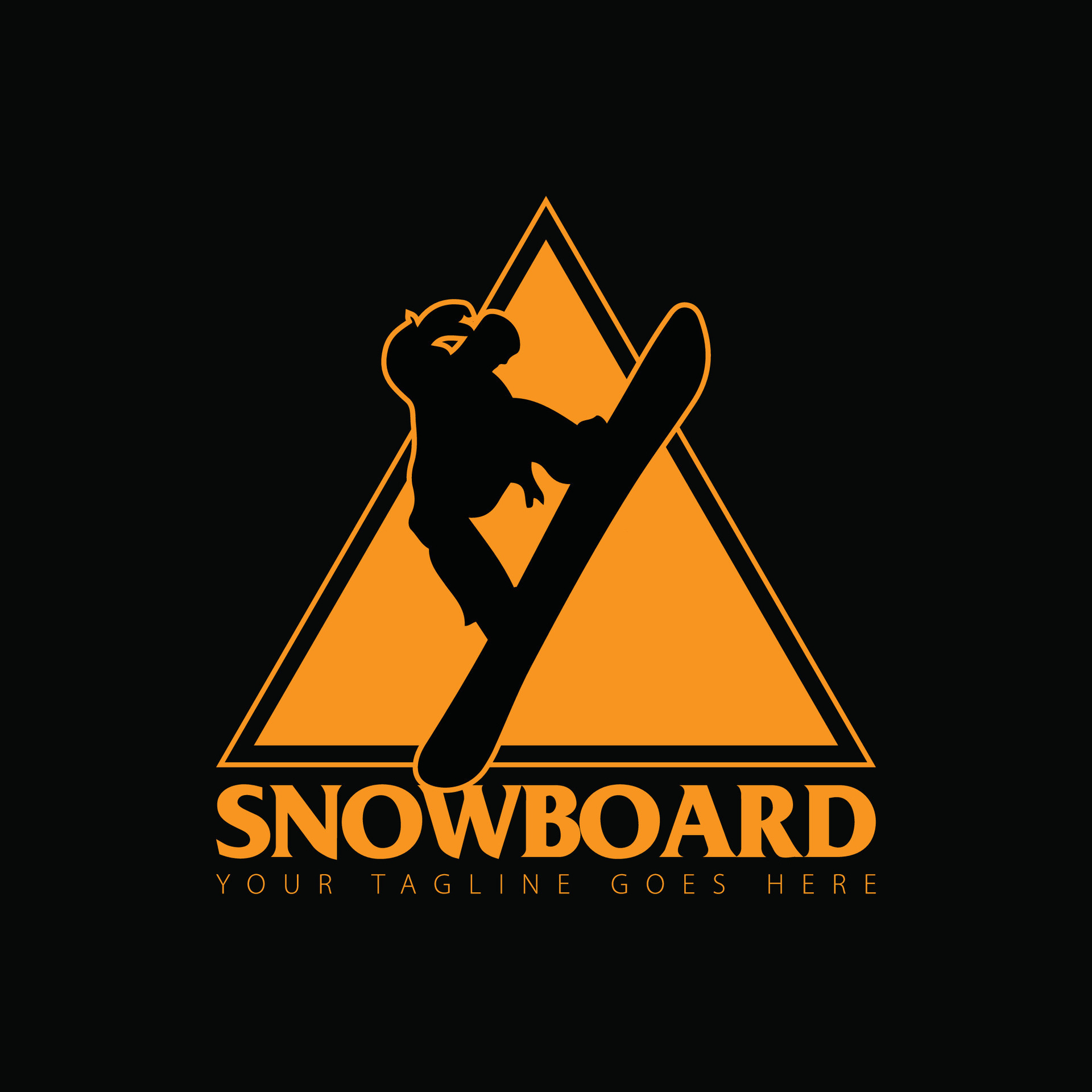 snowboard logo vector 31107302 Vector Art at Vecteezy