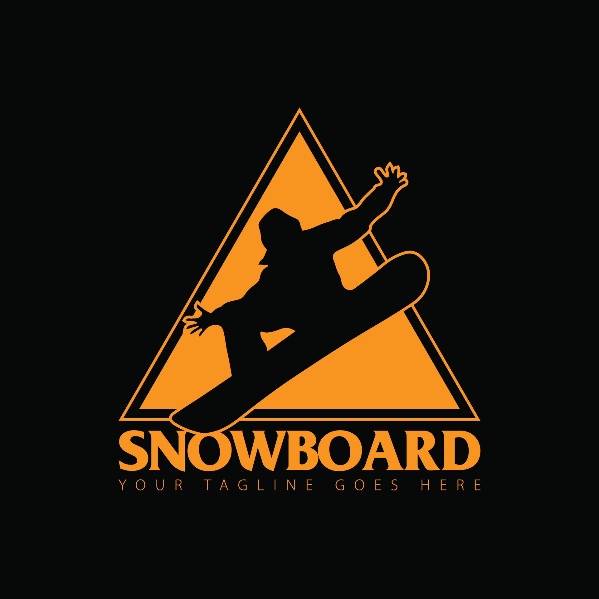 snowboard logo vector 31107512 Vector Art at Vecteezy