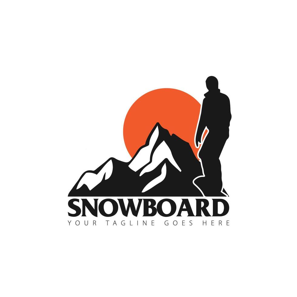 snowboard logo vector 31107524 Vector Art at Vecteezy