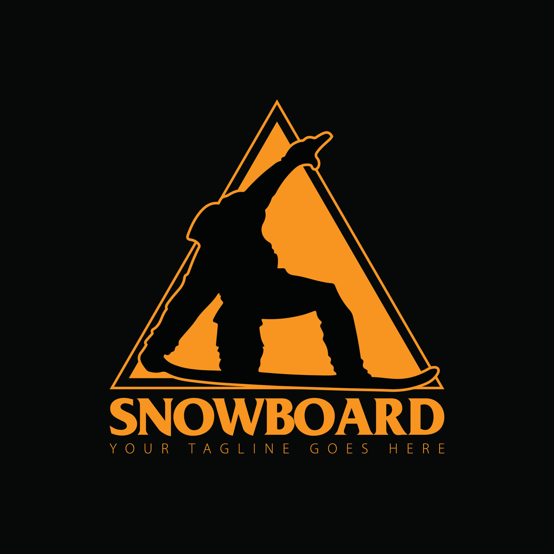 snowboard logo vector 31107672 Vector Art at Vecteezy