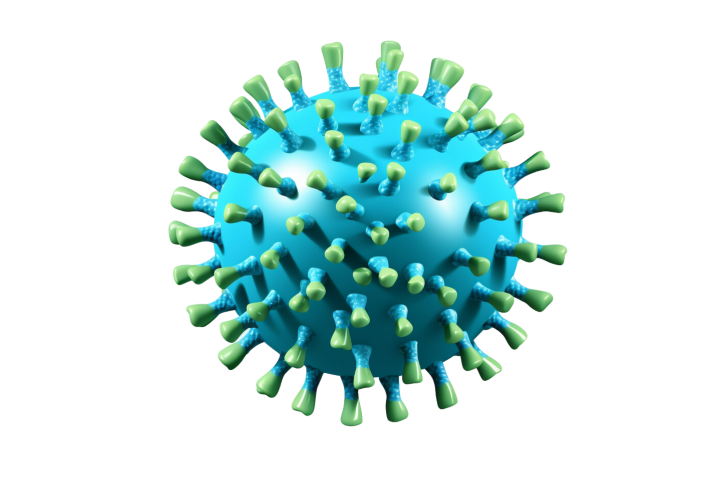 Ai Generated Virtual Reality Simulation Of A Virus For Science 31112690 Png