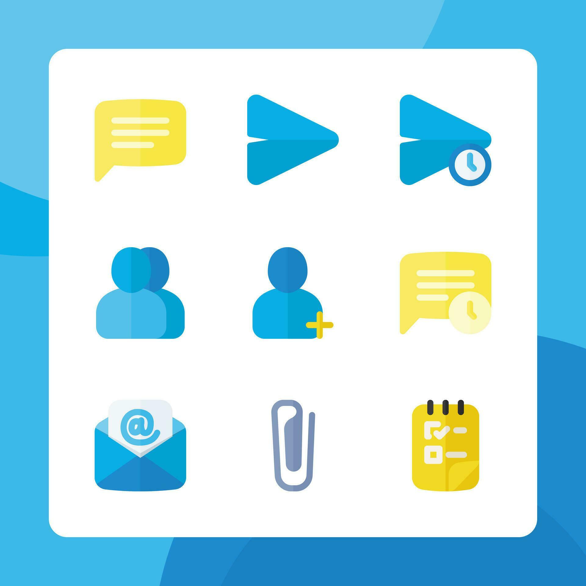 Basic ui icons in flat style, for ui ux design, website icons, interface and business. Including ...