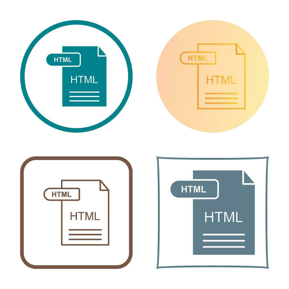 HTML Vector Icon 31134279 Vector Art at Vecteezy