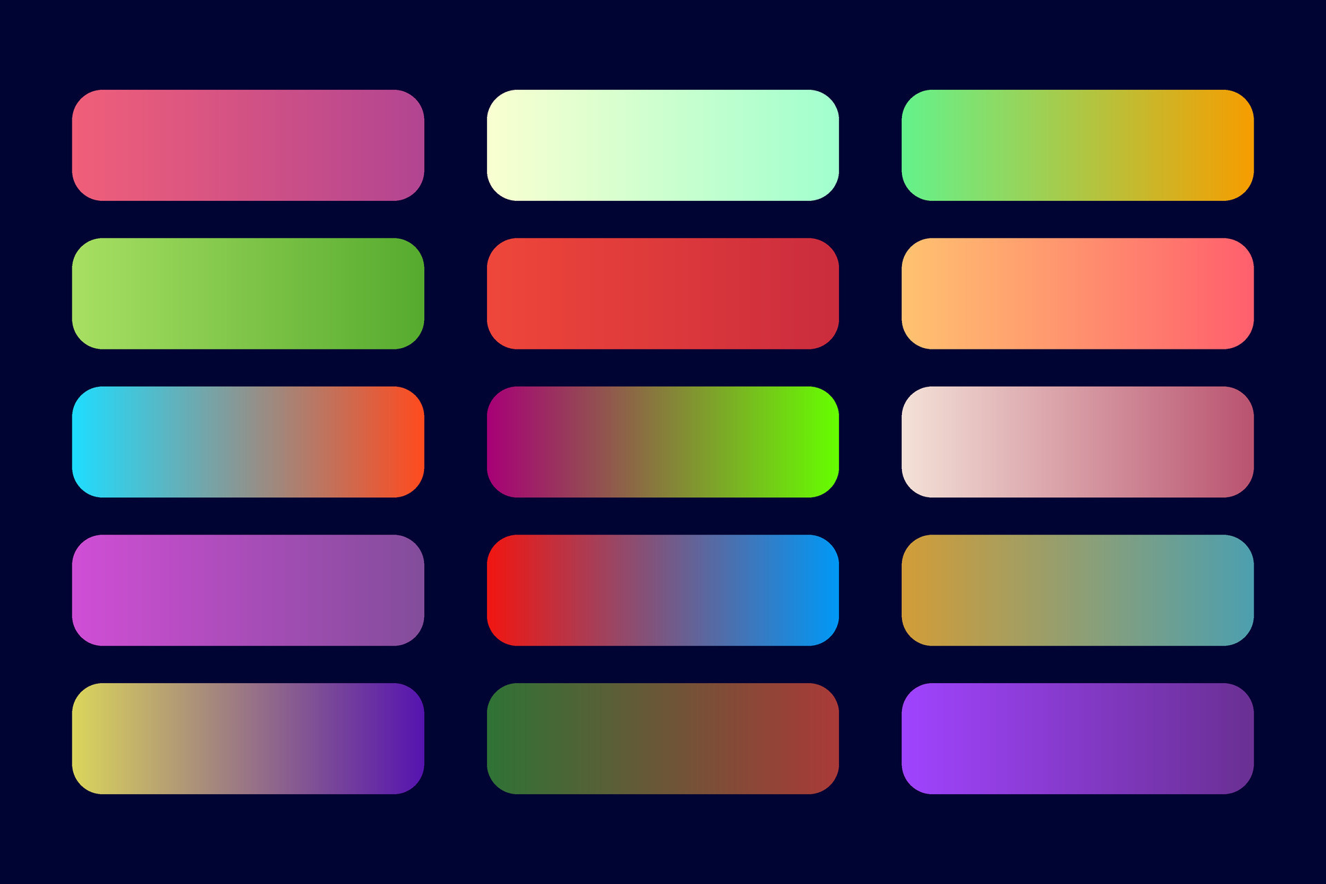 Vibrant modern gradients of every color modern gradients 31138418 ...