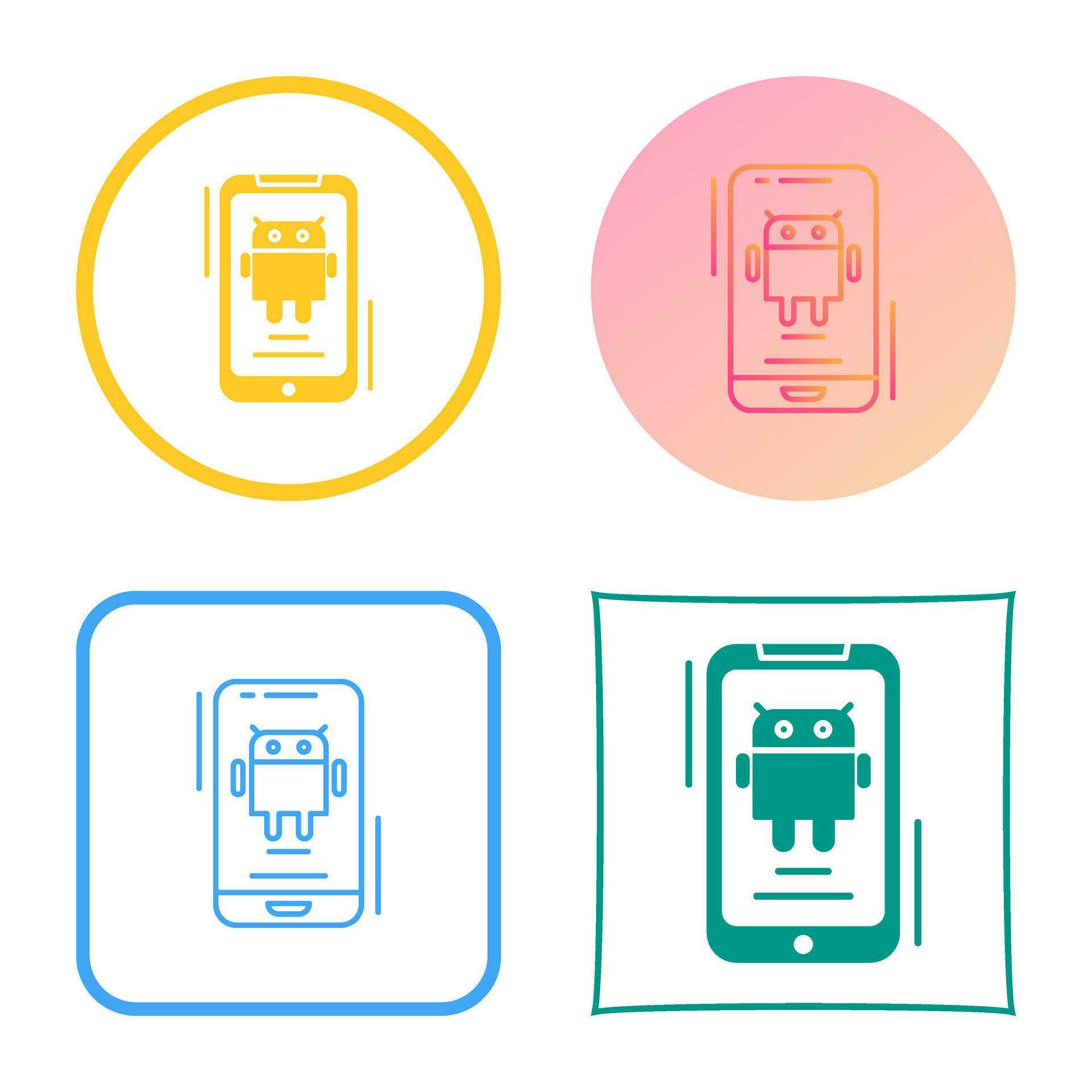 Android Vector Icon 31141196 Vector Art at Vecteezy