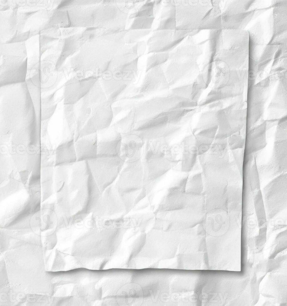 photo white crumpled paper texture background design space white tone ...