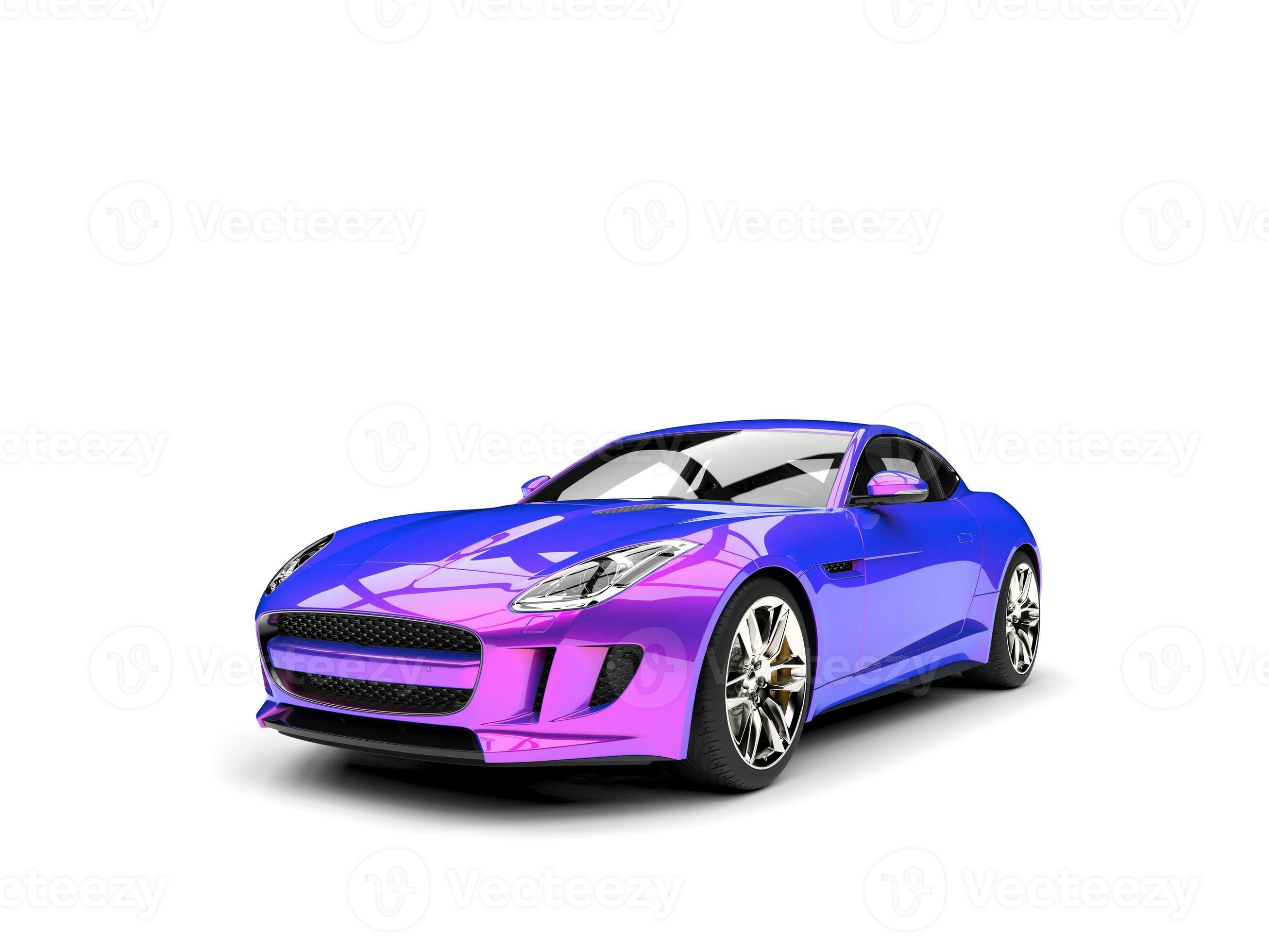 Two tone purple modern sports concept car 31198753 Stock Photo at Vecteezy