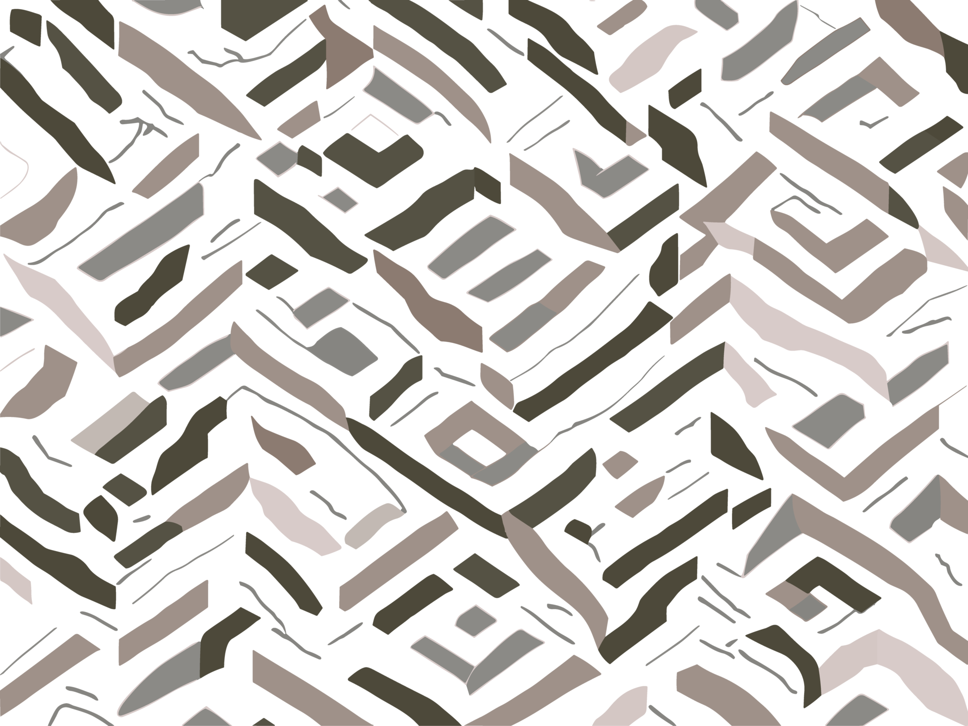 Seamless Pattern With Abstract Geometric Shapes Repeating Background 31209960 Png