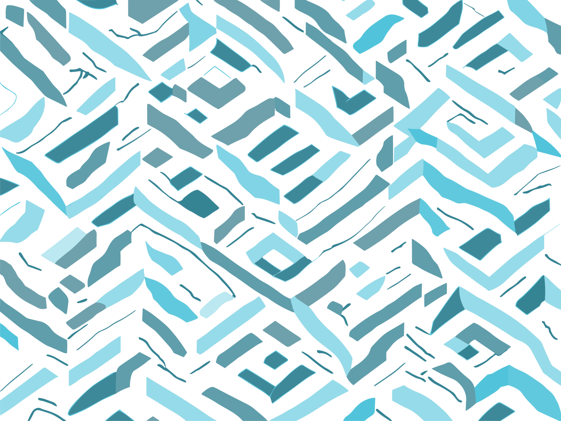 Seamless Pattern With Abstract Geometric Shapes Repeating Background 31209964 Png