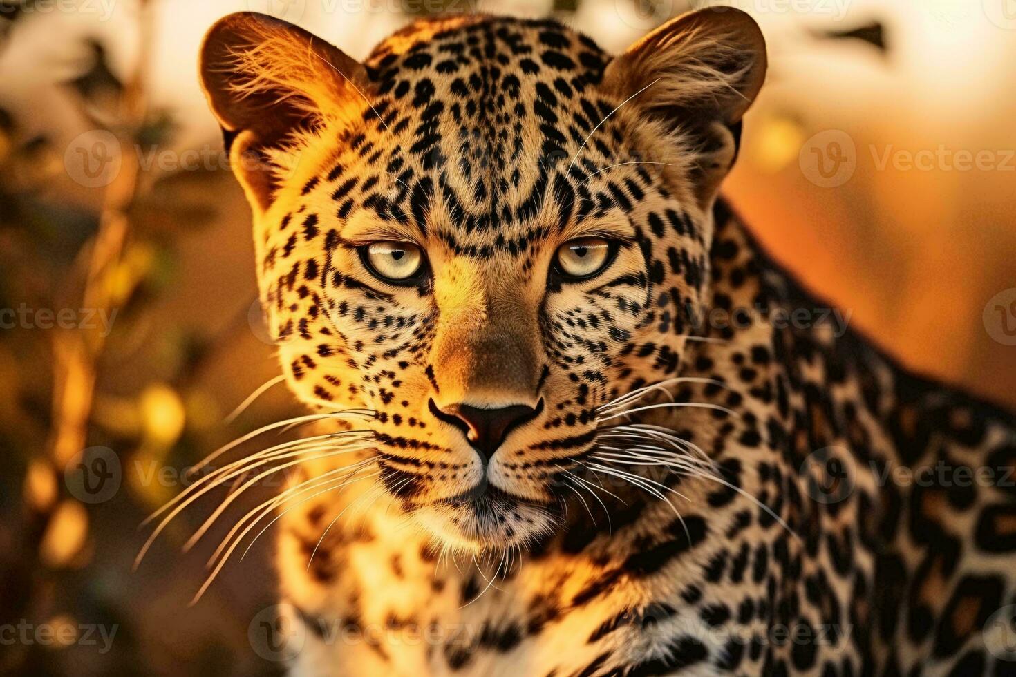 A leopard in its natural habitat near a majestic tree AI Generated 31229324 Stock Photo at Vecteezy