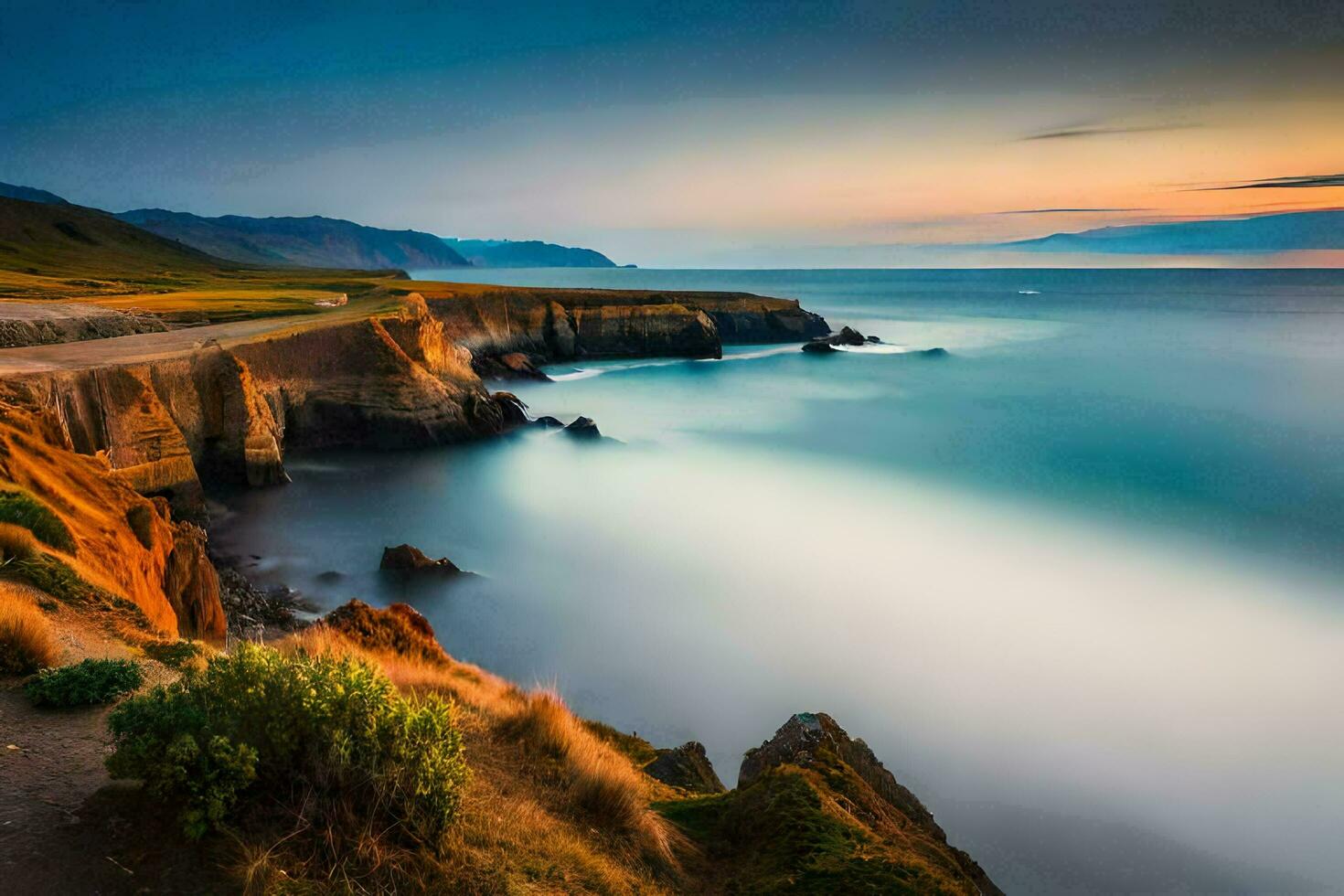 the coast of the pacific ocean. AI-Generated 31261648 Stock Photo at Vecteezy