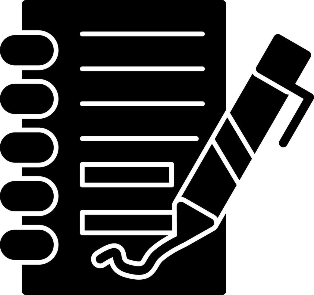 Notepad Vector Icon Design 31373989 Vector Art at Vecteezy