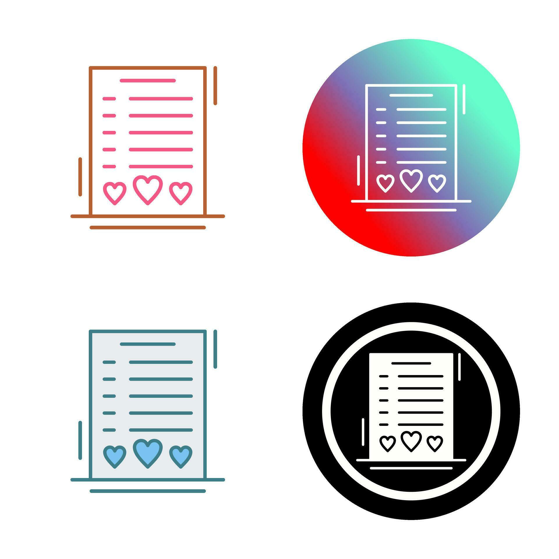 Wishlist Vector Icon 31376165 Vector Art at Vecteezy