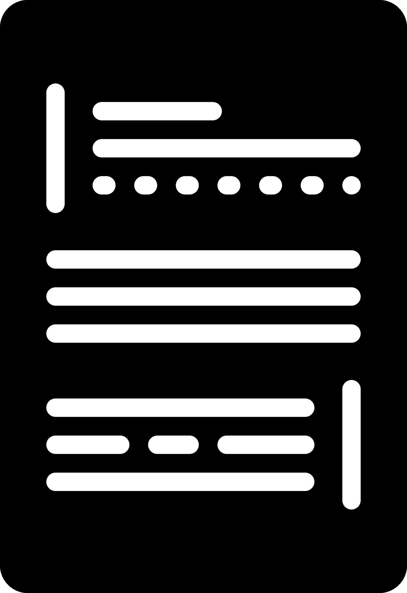 solid icon for transcript shots 31381468 Vector Art at Vecteezy