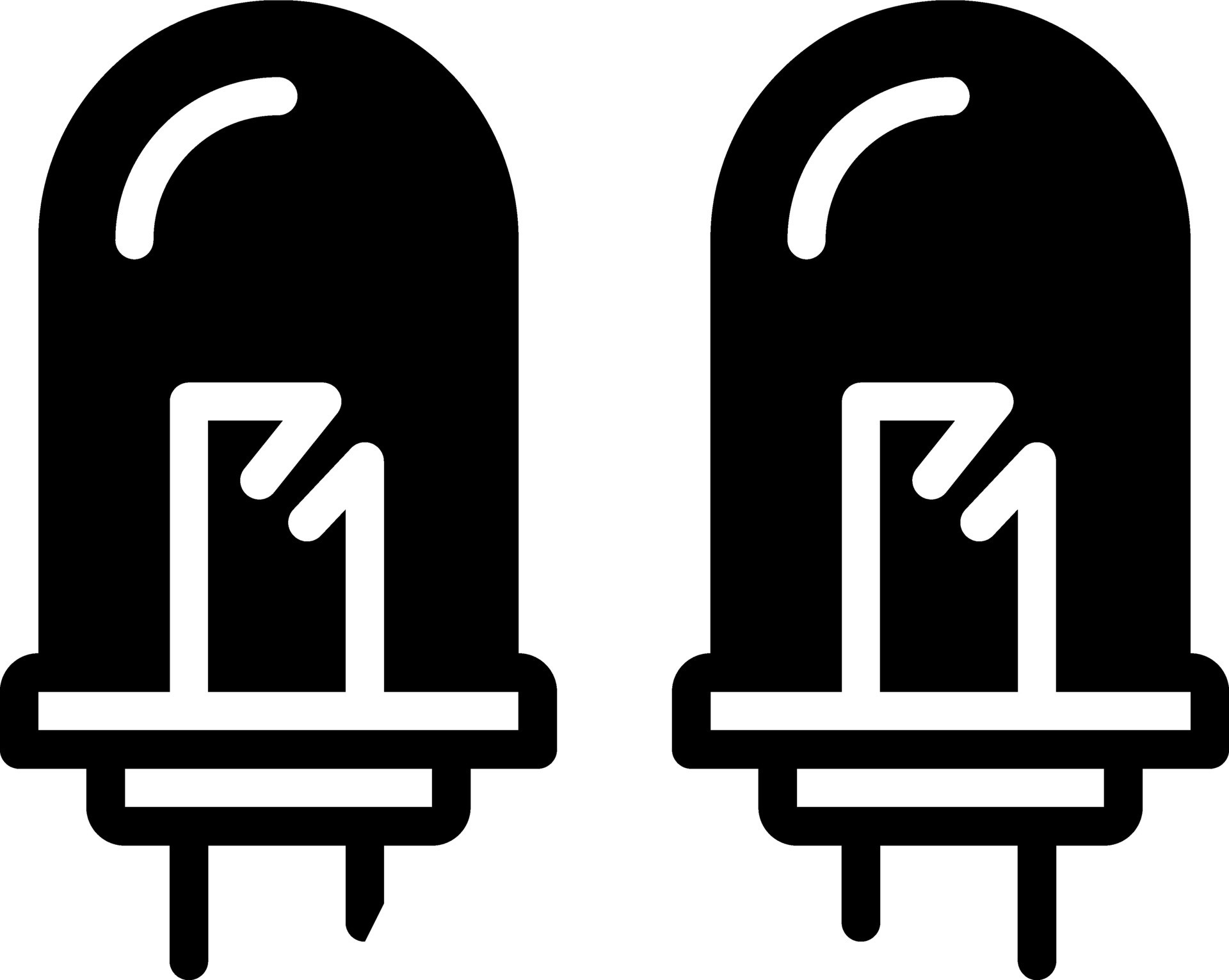 solid icon for led 31385133 Vector Art at Vecteezy