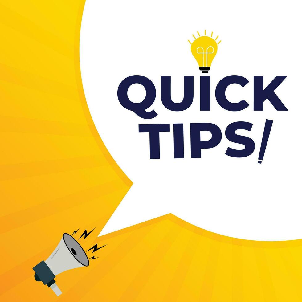 vector quick tips helpful with light bulb 31386593 Vector Art at Vecteezy vector quick tips helpful with light bulb 31386593 Vector Art at Vecteezy