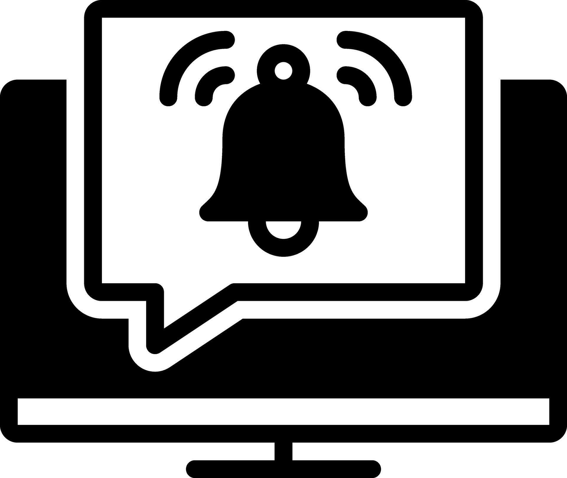 solid icon for noticed 31387132 Vector Art at Vecteezy