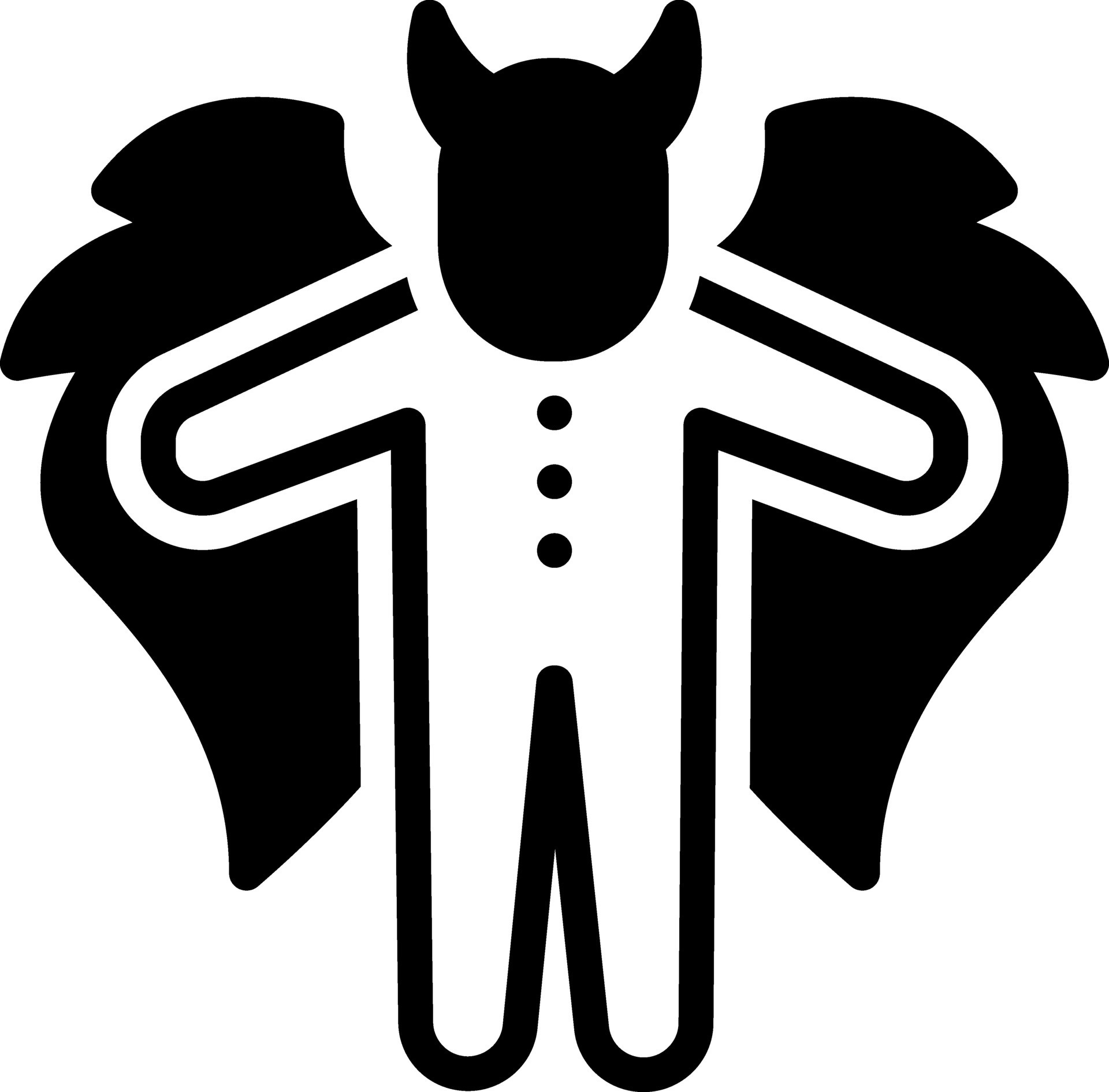 solid icon for devil 31388951 Vector Art at Vecteezy