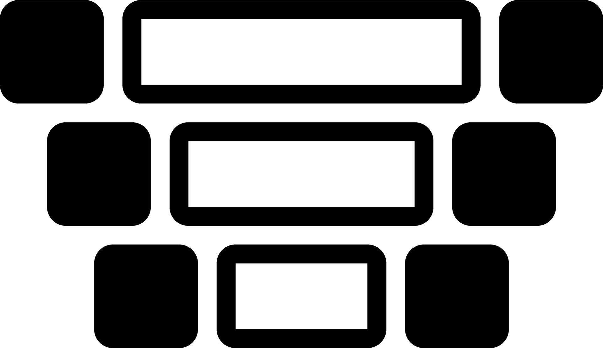 solid icon for nested 31389609 Vector Art at Vecteezy