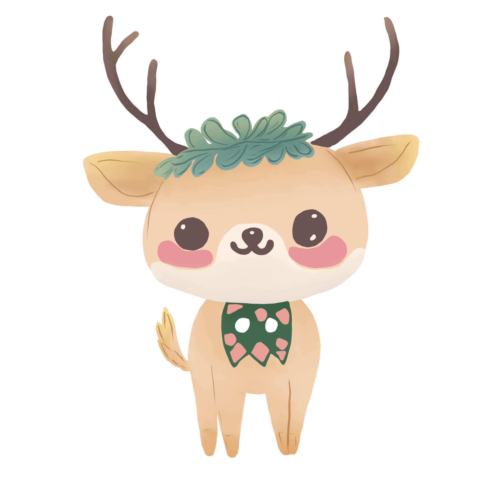 Cute Christmas Reindeer 31392222 Png
