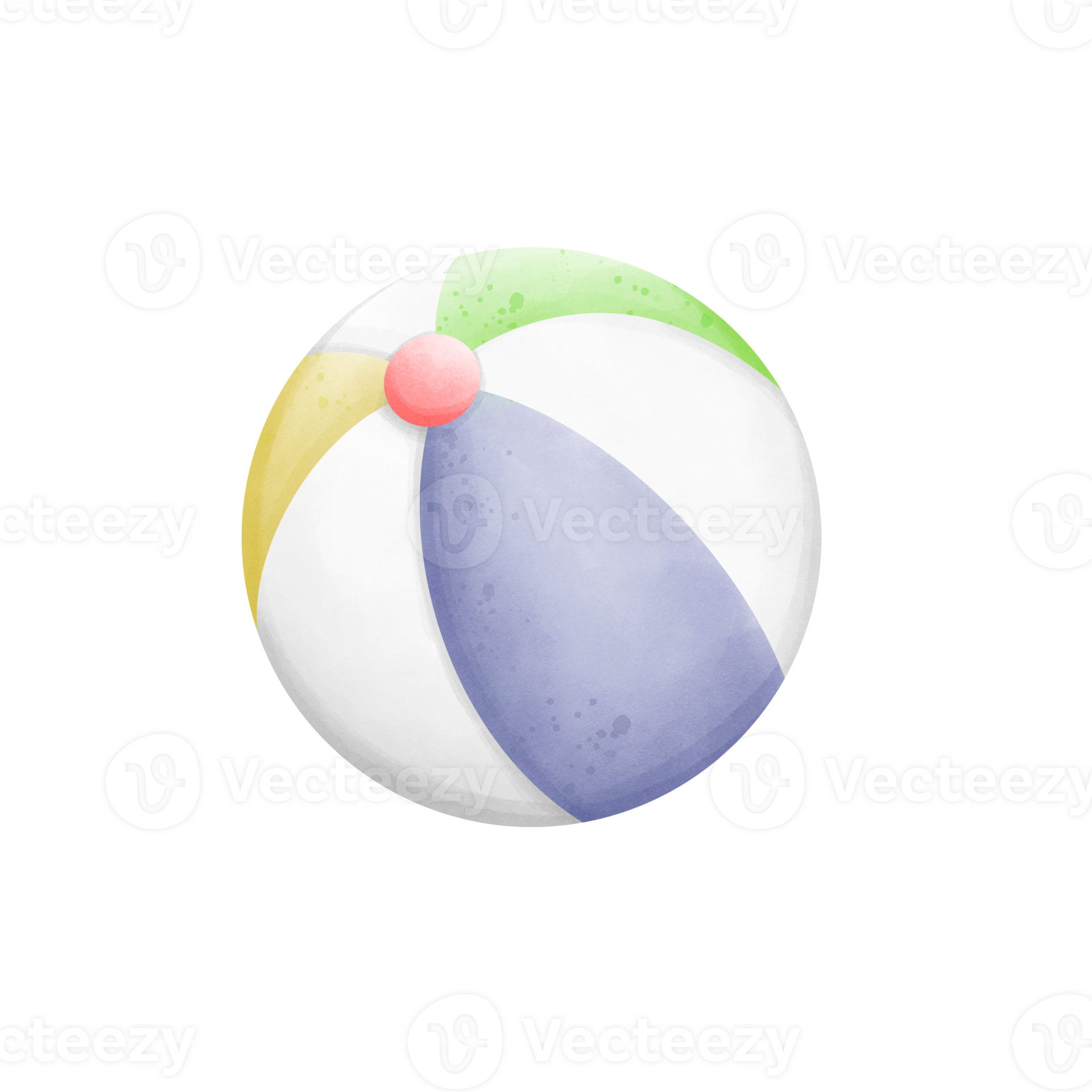 Beach Ball Cartoon Drawing 31393433 Png