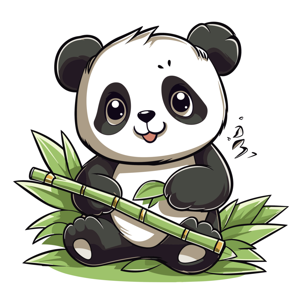 Beautiful Panda Clipart - Generative Ai 31399081 PNG