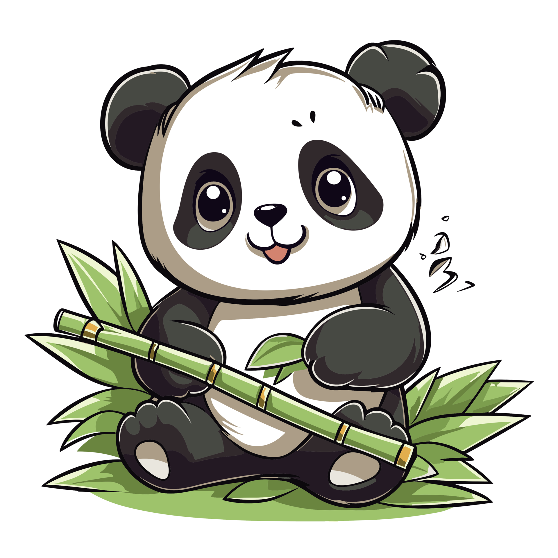 Beautiful Panda Clipart - Generative Ai 31399081 PNG