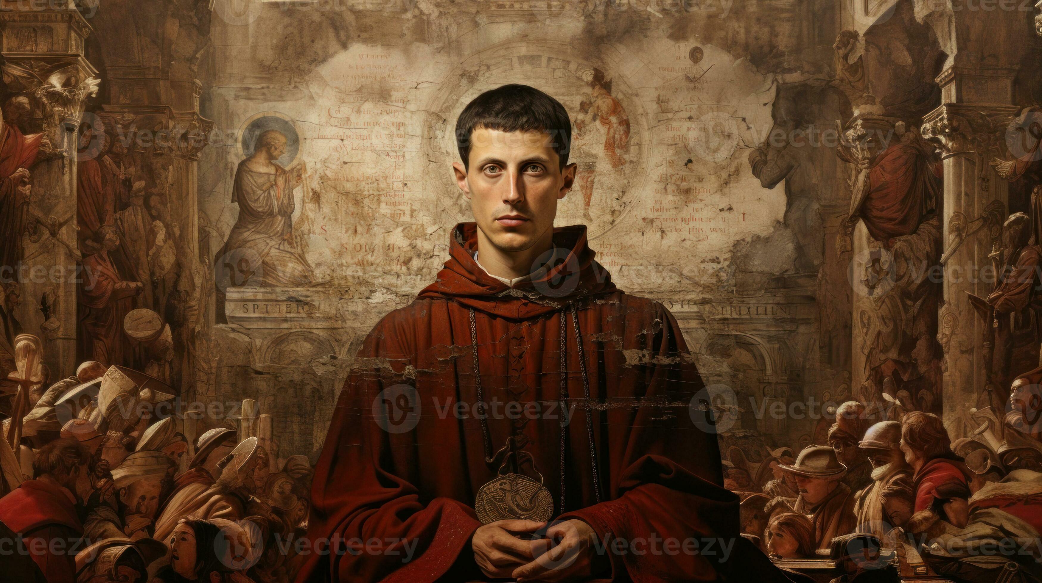 Portrait of St. Felix of Spoleto. Catholic saints series. 31400570 ...