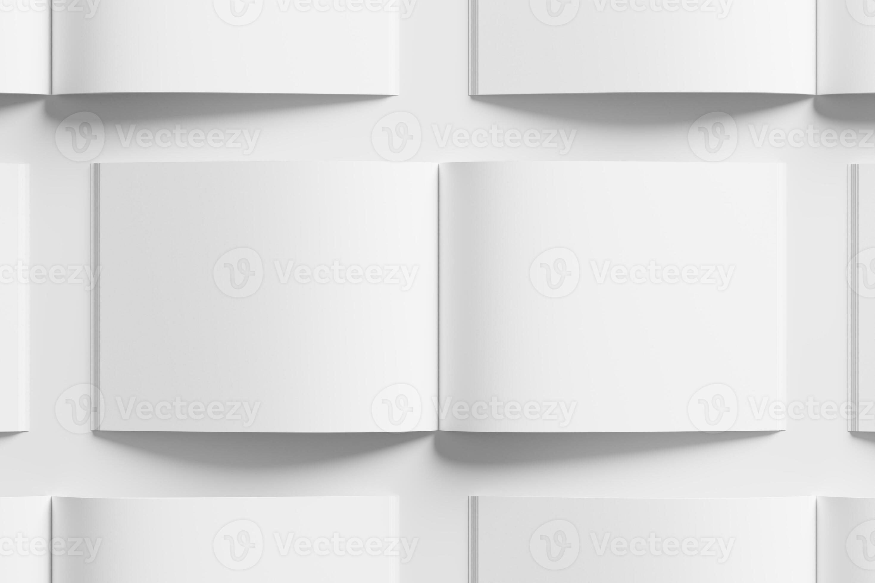 US Letter Landscape Magazine 3D Rendering White Blank Mockup 31404517 us-letter-landscape-magazine-3d-rendering-white-blank-mockup-31404517