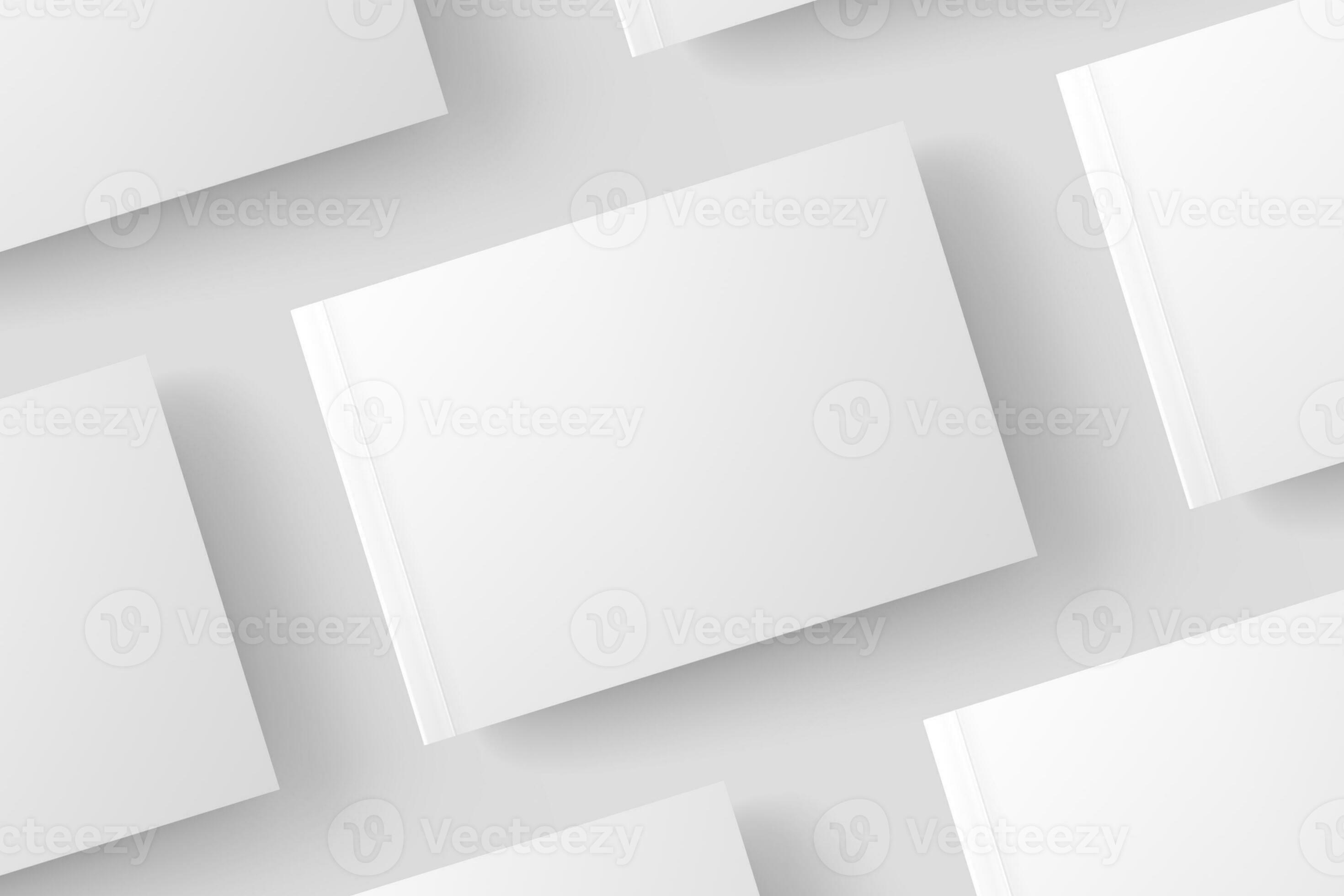 Softcover Landscape Book White Blank 3d Rendering Mockup 31404607 Stock