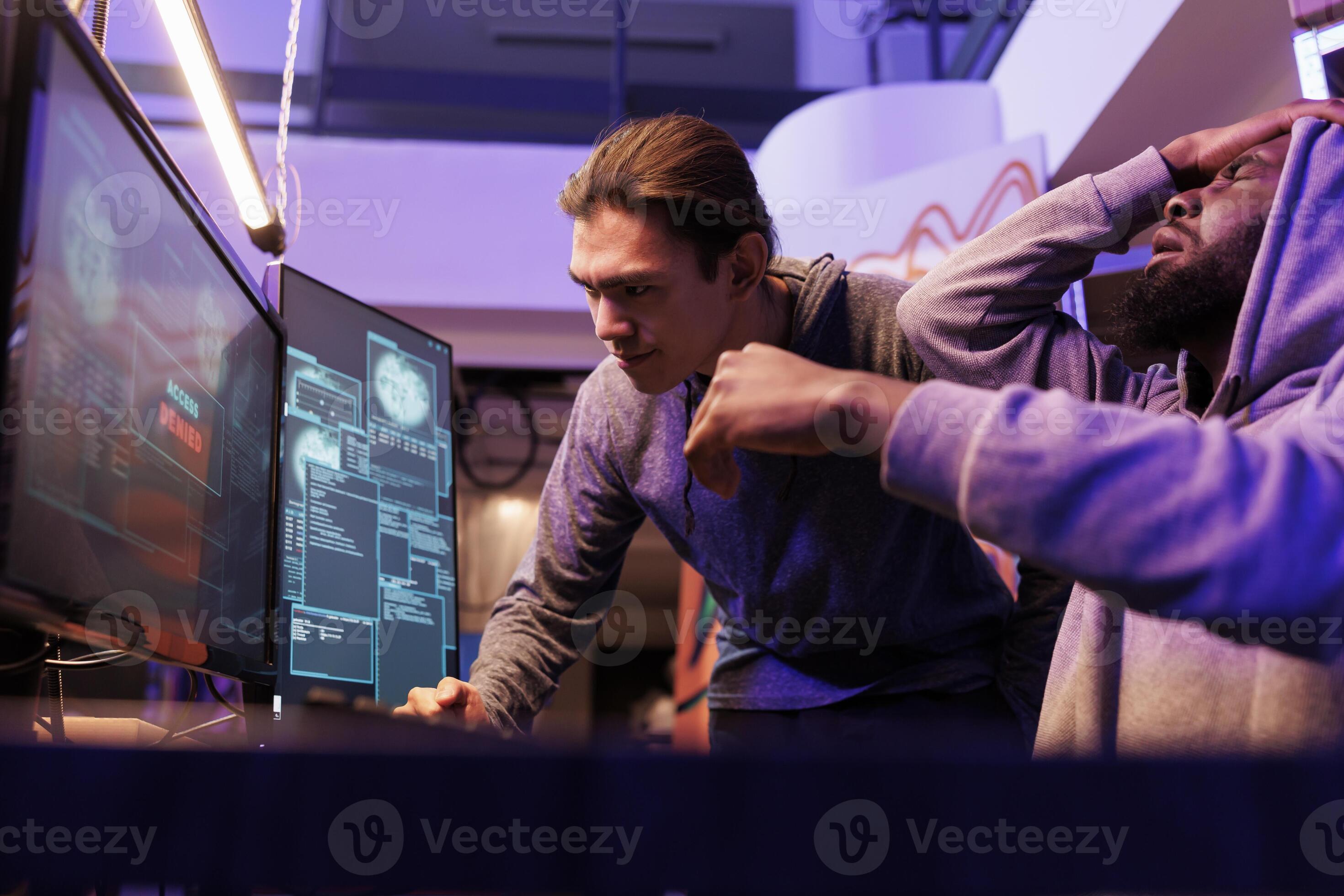 Frustrated hackers failing to breach encrypted data while breaking into ...