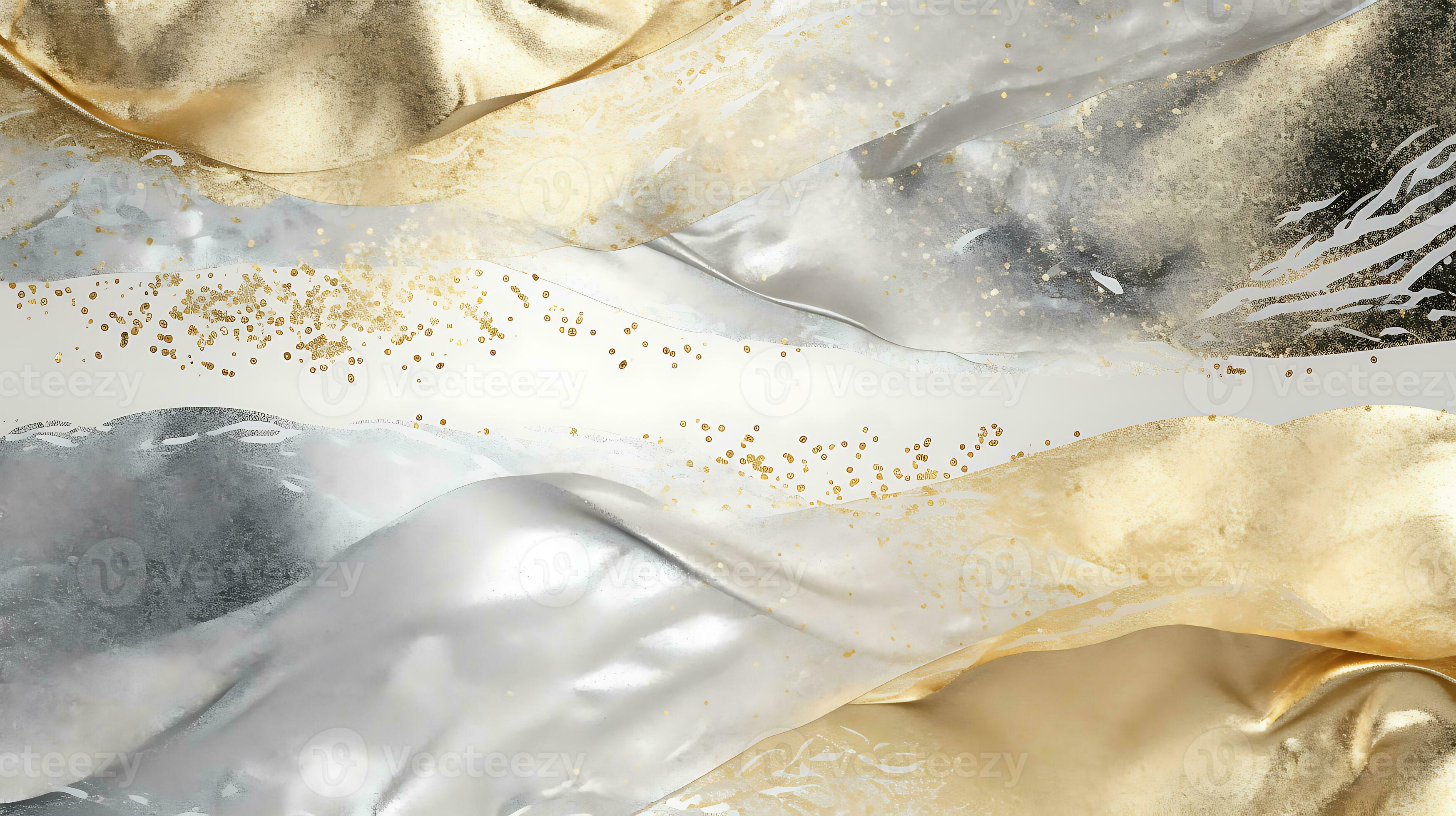 Abstract luxury silver foil and gold glitter textures background ai generated 31415028 Stock ...