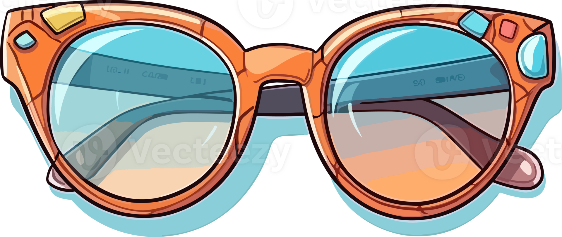 Sun Glass Illustration Ai Generative 31425935 Png