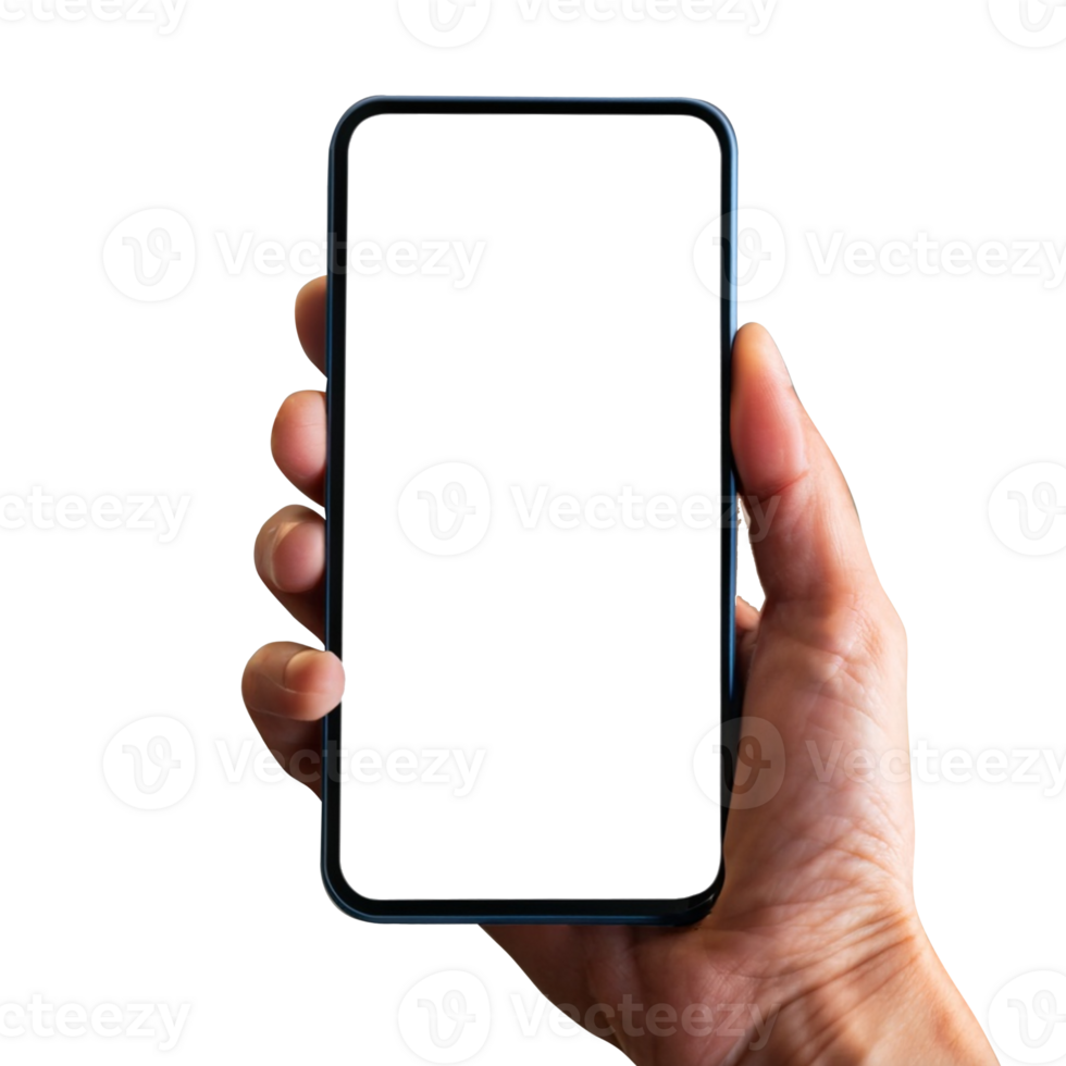 Hand Holding Phone Isolated Hands And Smartphone Female Hand Holding