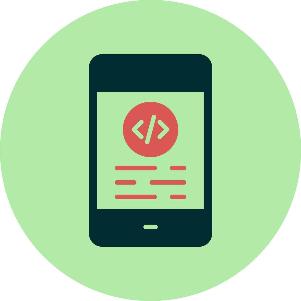 Mobile Coding Vector Icon 31428961 Vector Art at Vecteezy