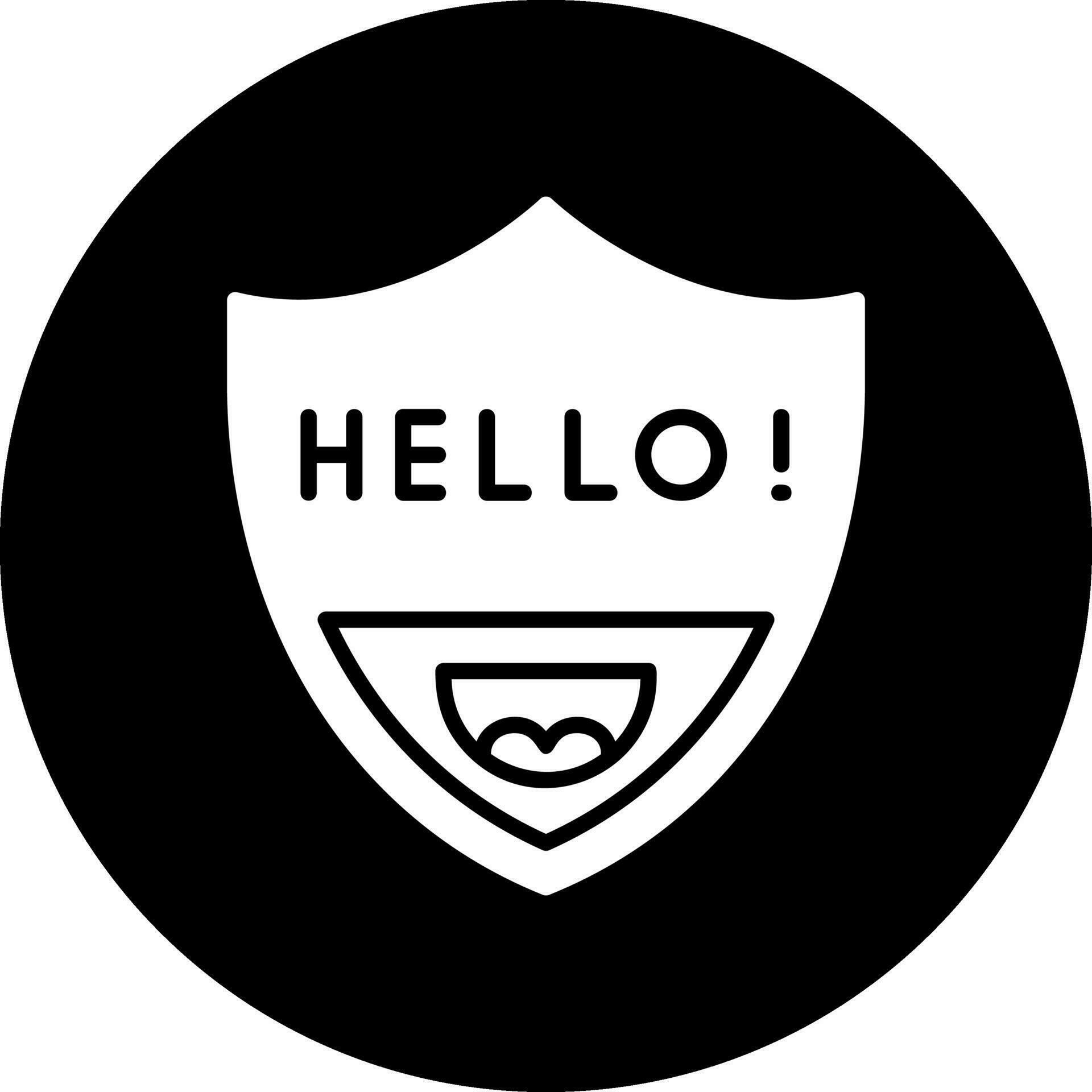 Hello Vector Icon 31430419 Vector Art at Vecteezy