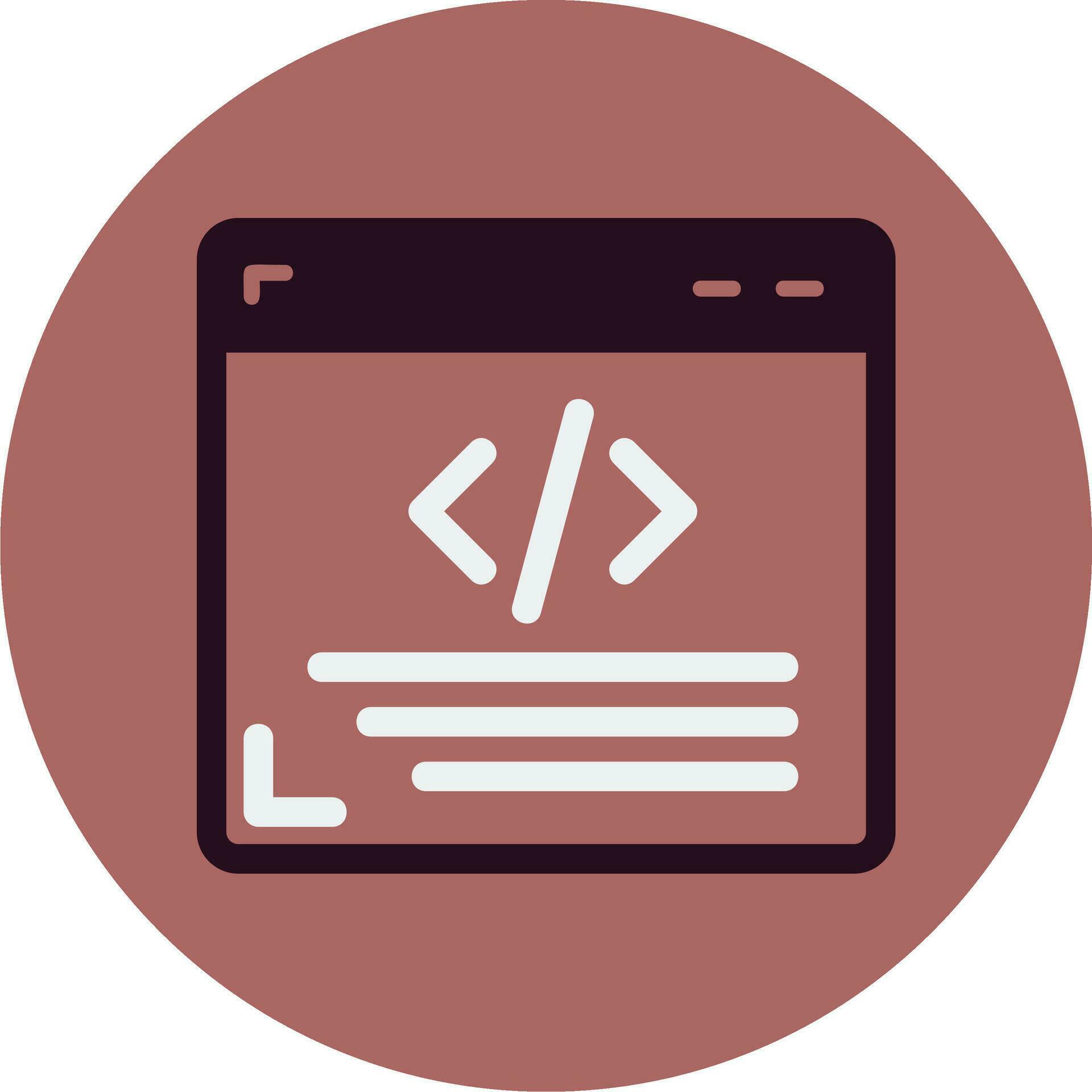 Web Programming Vector Icon 31433737 Vector Art At Vecteezy