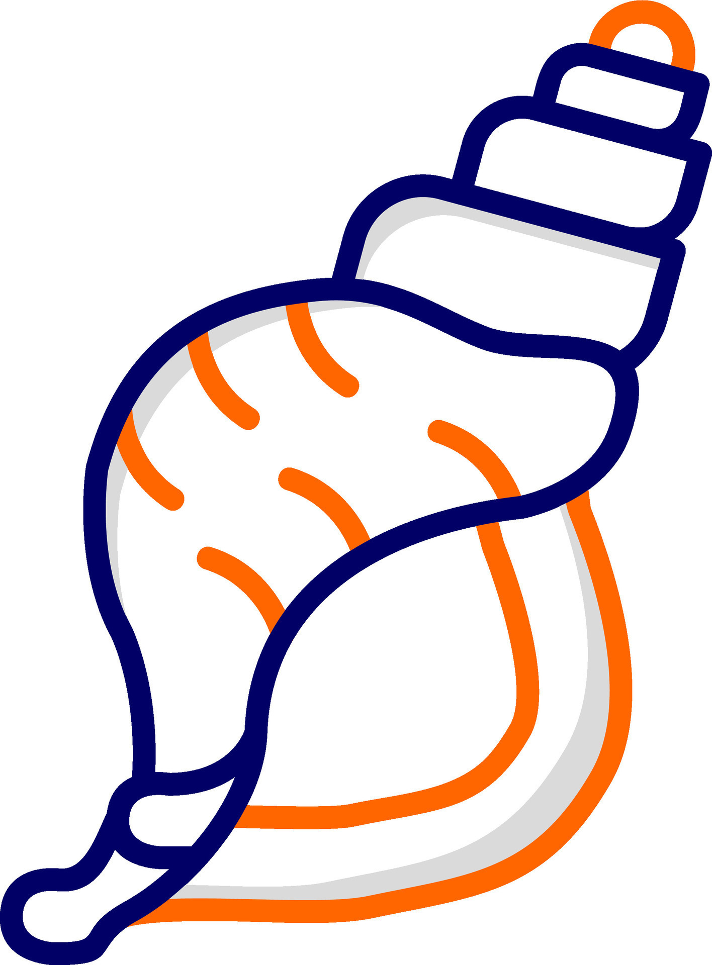 Conch Shell Vector Icon 31439677 Vector Art at Vecteezy