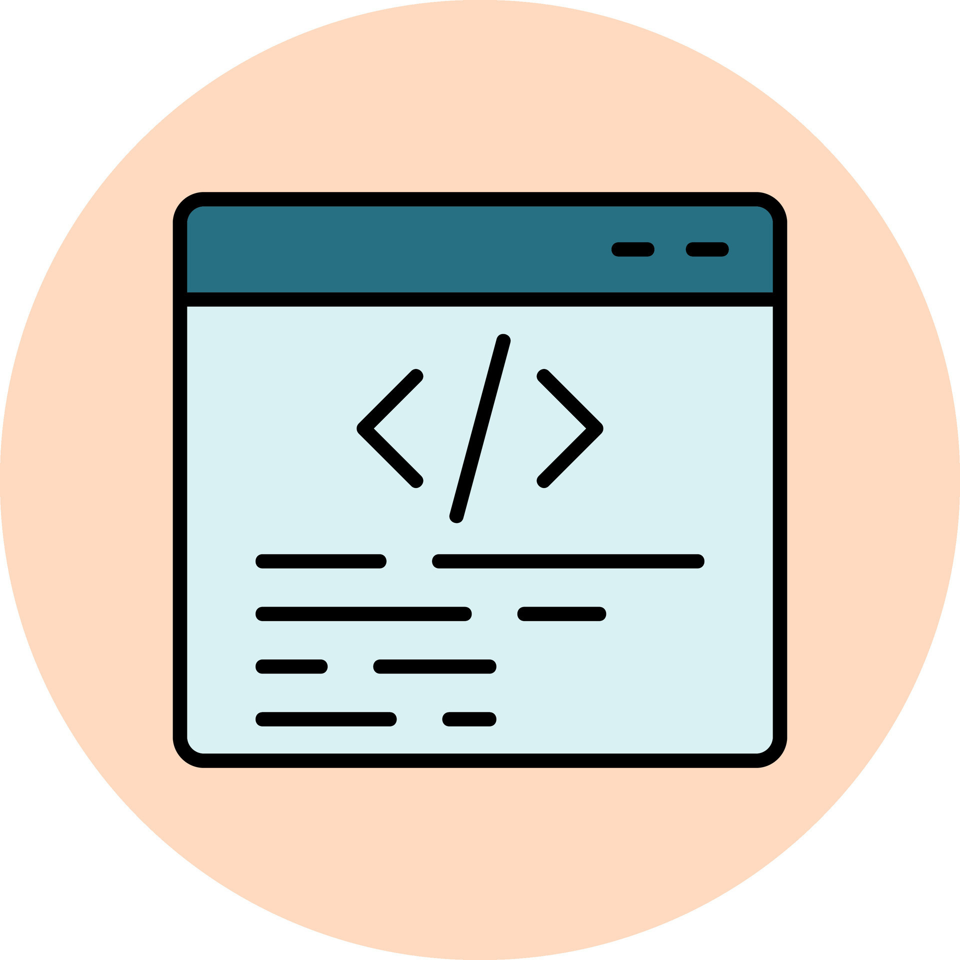Web Programming Vector Icon 31440254 Vector Art At Vecteezy