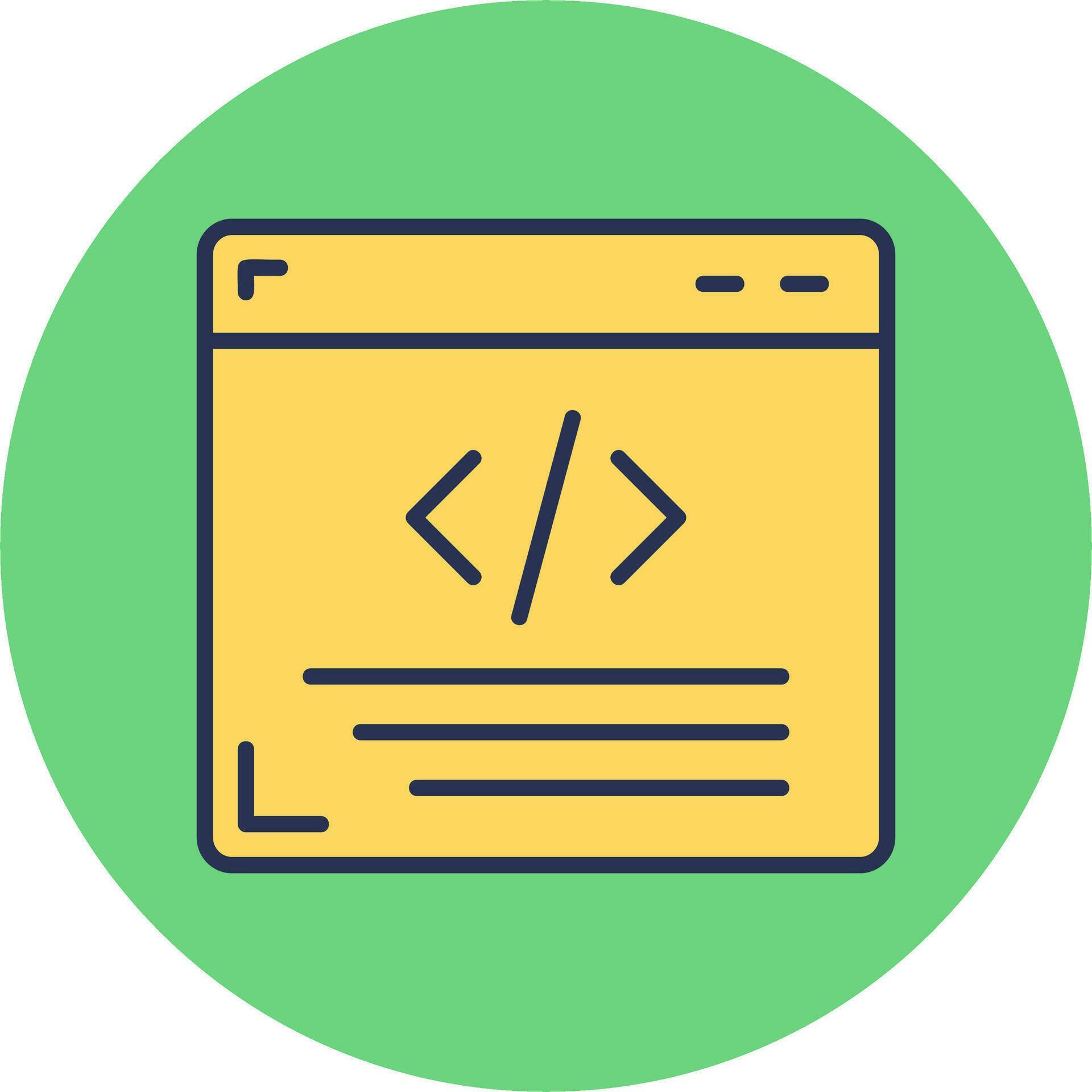 Web Programming Vector Icon 31441169 Vector Art At Vecteezy