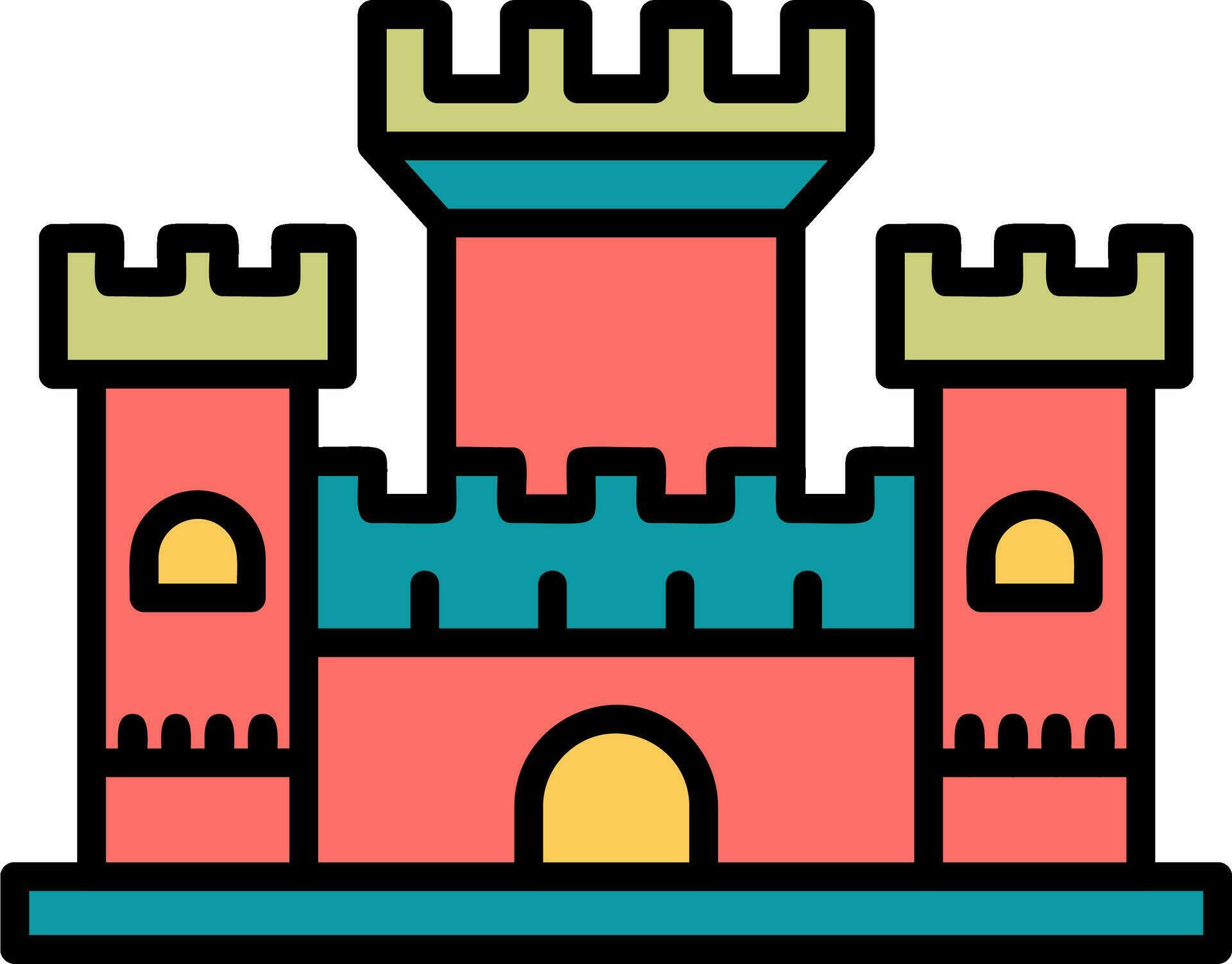 Castle Vector Icon 31441553 Vector Art at Vecteezy