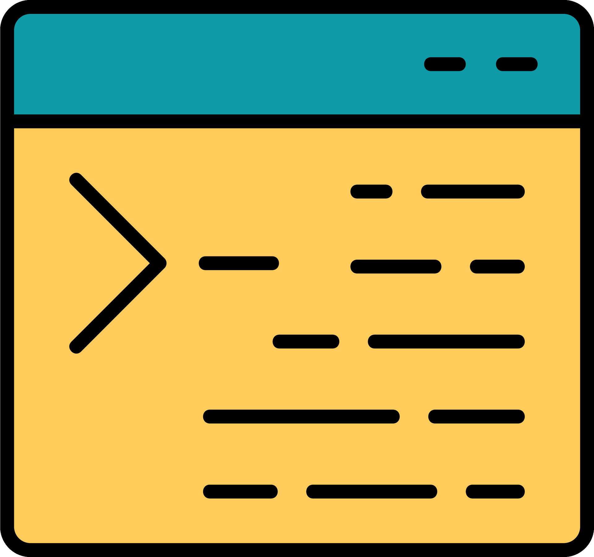 Code Terminal Vector Icon 31442009 Vector Art at Vecteezy