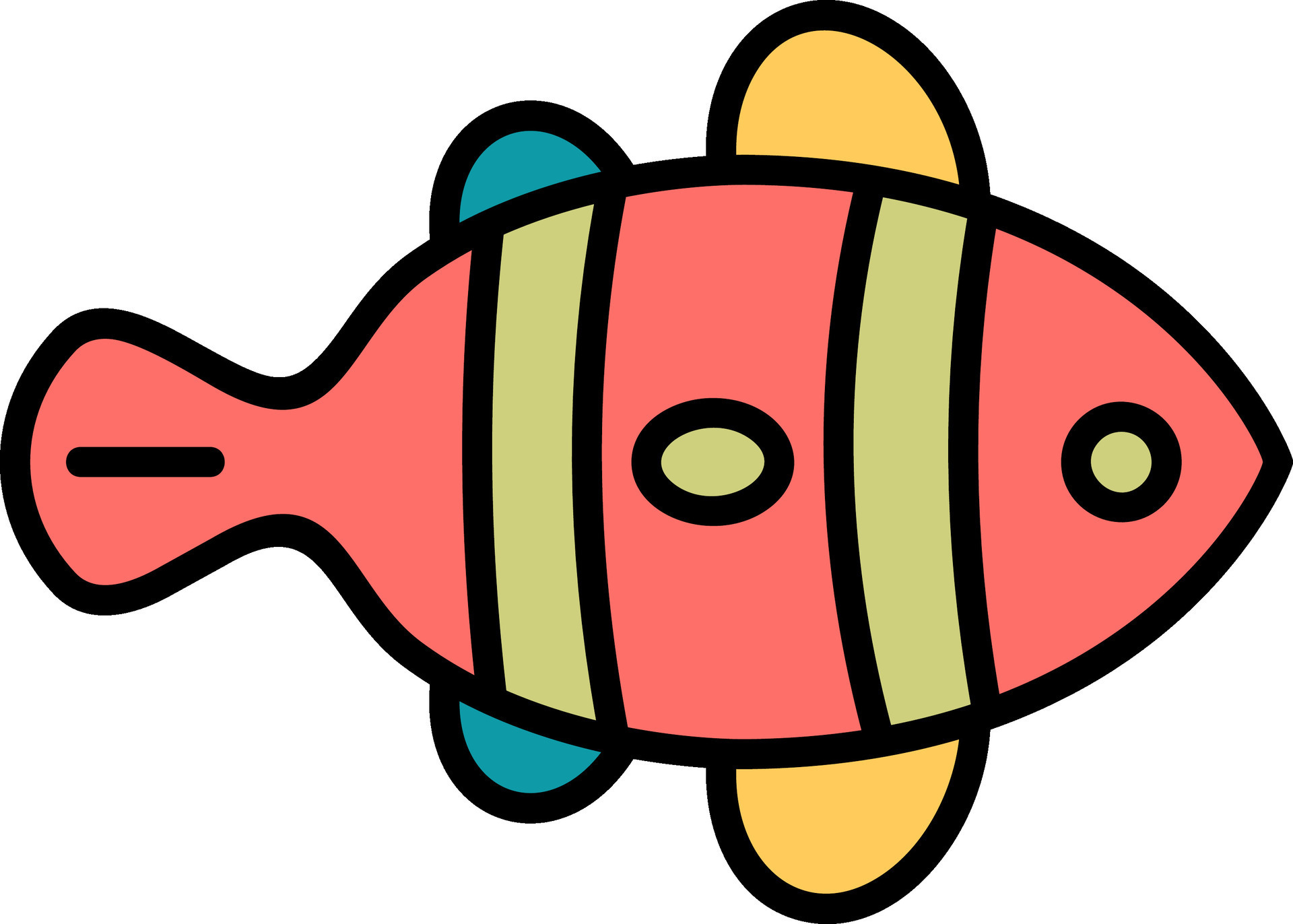 Clown Fish Vector Icon 31442096 Vector Art at Vecteezy Clown Fish Vector Icon 31442096 Vector Art at Vecteezy