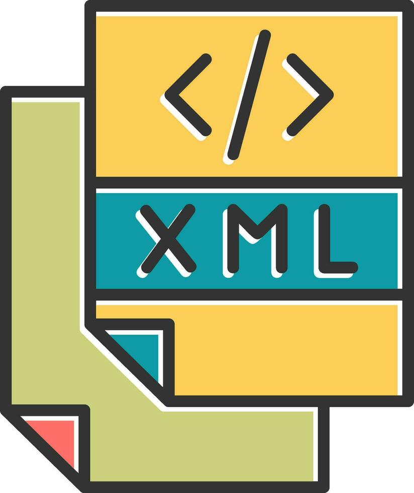 Xml File Vector Icon 31442735 Vector Art at Vecteezy