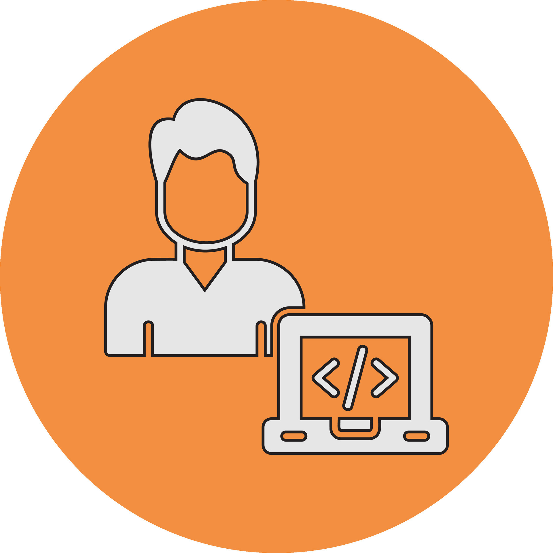 icono de vector de desarrollador 31445168 Vector en Vecteezy